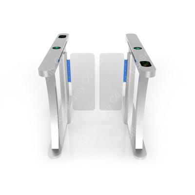 China Rfid Wristband Speed Barreiras Biometric School Swing Turnstile Lamp Led Panel for sale