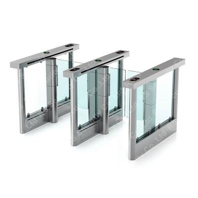 China Ticket-checking Wing Turnstiles Barrier Anti-tailing On-trend Speed Gates Alarm Light for sale