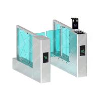 China Rfid Reader Swing Barreiras Disabled Wheelchair Single Entrance Speed Gate Turnstiles Led Red Green Arrow Light for sale
