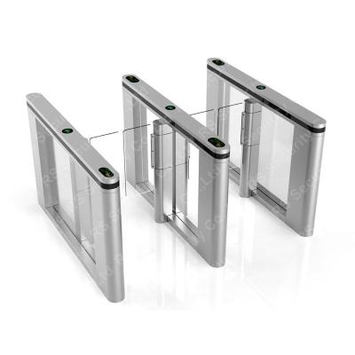 China Card Reader Swing Barreira Diameter 168mm Single Direction Speed Gate Turnstile Traffic Portable Control for sale