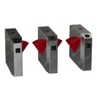 China Access Control Flap Turnstile Gate 600mm Width For Subway Station for sale