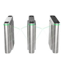China Anti Trailing Flap Turnstile Gate Infrared Alarm For Illegal Intrusion for sale