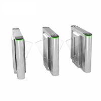 China ID/IC Card Flap Turnstile Gate Biometric Fingerprint Scanner For Metro for sale