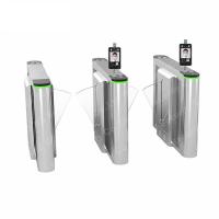 China ID/IC Card Flap Turnstile Gate Biometric Fingerprint Scanner For Metro for sale