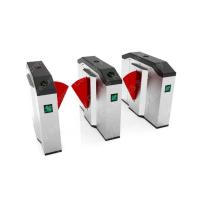 China Airport Coin Swallowing Flap Barrera Doors Widen Wiegand 26/34 Swing Turnstile Solution for sale