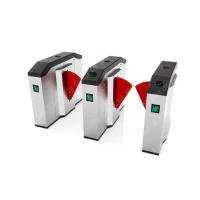 China Airport Coin Swallowing Flap Barrera Doors Widen Wiegand 26/34 Swing Turnstile Solution for sale