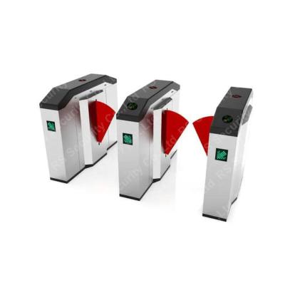China Airport Coin Swallowing Flap Barrera Doors Widen Wiegand 26/34 Swing Turnstile Solution for sale