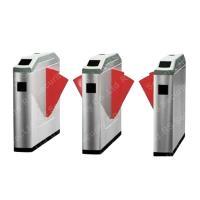 China Office Card Swipe Flap Barrera Turnstiles Rotation Self-checking Swing Barrier Bracket for sale
