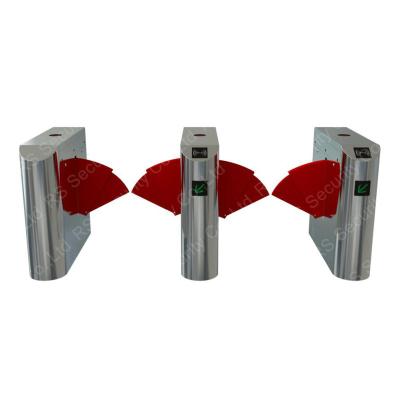 China Schools Face Identify Flap Barreras Doors Cylinder Diameter 168mm Fare Turnstile Production for sale
