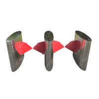 China Footway Counter Display Flap Barreras Turnstile Auto Anti-collision Swing Barrier Equipment for sale