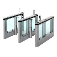 China 1400mm H X 320mm W X 990mm D Silver Casing Tripod Turnstile Gate Opening Time 0.2s for sale