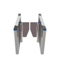 China Fingerprint Reader Swing Door Turnstiles Alu-framed Hot-selling Speed Gate Sale for sale