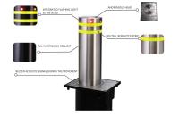 China Outdoor LED Hydraulic Security Bollards Convenient Construction for sale