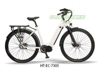 China Aluminum Fat Tire Electric Mountain Bike 48V 15Ah With Hydraulic Suspension Fork for sale