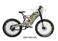 China Aluminum Frame Off Road Electric Bicycle 26 Inch With A5 Rear Suspension for sale