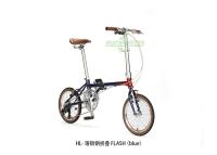 China 16inchx1.35 Unisex Non Electric Folding Bike Adjustable Handlebars Red Blue Color for sale