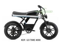 China Elegant Gray Retro Style Electric Bike 20 Inch With Hydraulic Disc Brakes for sale