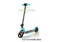 China Colorful 6.5 Inch Kids Electric Scooter , 2 Wheel Kick Scooter With Dual Brakes for sale