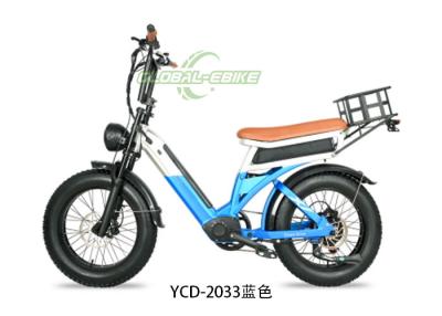 China 20 Inch Fat Tyre Electric Bike With Disc Brakes , 48V 1000W Big Tire Electric Bicycle for sale
