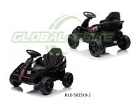 China Comfortable Front And Rear Double Seater Kids Car with Leather Seat HLX-SX2318 for sale