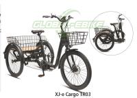 China 24inch Alloy Frame Electric Bike With Cargo Space 60km Distance Range for sale