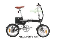 China LED Lights 25km/H 250W High Speed Motor Alloy Folding Mini City E-Bike for sale