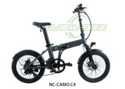 China 20 Inch Alloy Frame 28km/H Speed LG 36V Battery Black City Folding Electric Ride for sale