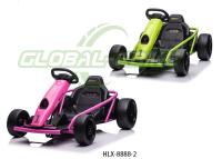 China HLX-HLY 8888 24V Electric Toy Car With Steering Wheel And Music Function for sale