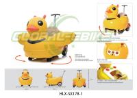 China Yellow Baby Duck 6V 4.5Ah 2 Battery 2.4G Frequency Remote Control Kids E-car for sale