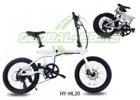China White City Electric Folding Bike With 36V 250W Motor Power 25KM/h Max Speed for sale