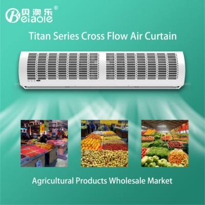 China Commercial Freezer Air Curtain Cross Flow Blower Fan 220V 105W 900mm for sale