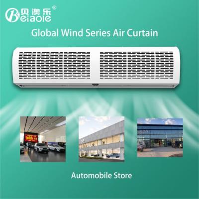 China Ceiling Mount Electric Door Air Curtain 160W 9-11m/s Adjustable Air Deflector 900mm for sale