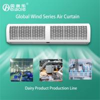 China Industrial Door Electric Cross Flow Air Curtain 185W 9-11m/s Ceiling Mount 1200mm for sale