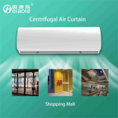 China Industrial Ceiling Mounted Air Curtain 1200mm Centrifugal Motor Heated Remote Control for sale