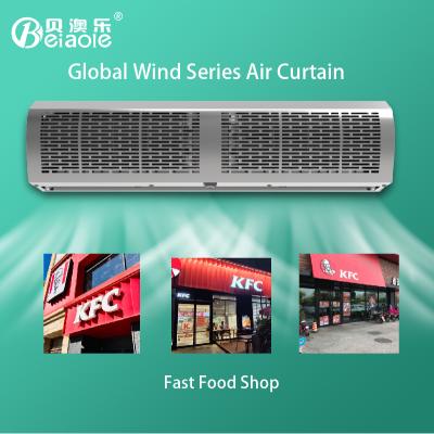 China Industrial Stainless Steel Air Curtain 220V 185W Ceiling Mount 1000mm Low Noise for sale