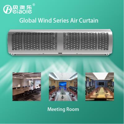 China Stainless Steel Ceiling Mounted Air Curtain 220V 185W 900mm for Commercial Entryways for sale