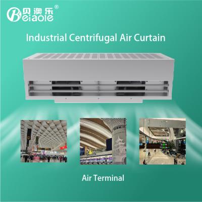 China Industrial Ceiling Mounted Air Curtain 220V 80W 30m/s for Warehouse Door for sale