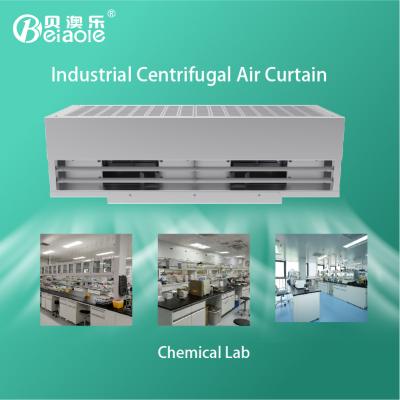 China Industrial Air Curtain Heater Ceiling Mounted 220V 80W Centrifugal Motor 30m/s for sale