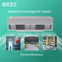 China Industrial Cross Flow Wall Mounted Air Curtain 30m/s Air Speed 2000mm Width for sale
