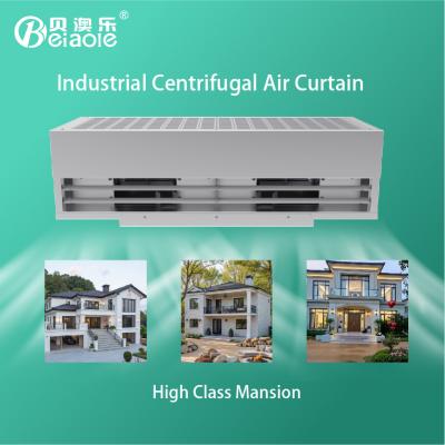 China Industrial Centrifugal Ceiling Mounted Air Curtain 220V 80W 30m/s for Workshop Dust Control for sale