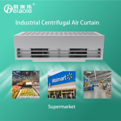 China Industrial Door Air Curtain Ceiling Mounted 220V 80W 1200mm Centrifugal Motor for sale