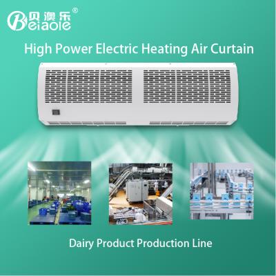 China Wall Mounted Above Door Heater 380V Strong Wind PTC Heating for Electric Gate Room 900mm for sale