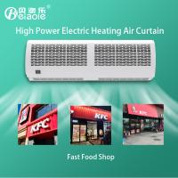 China Heavy Duty Electric Door Curtain Heater Ceiling Mount 1500mm PTC Heating Motor for sale