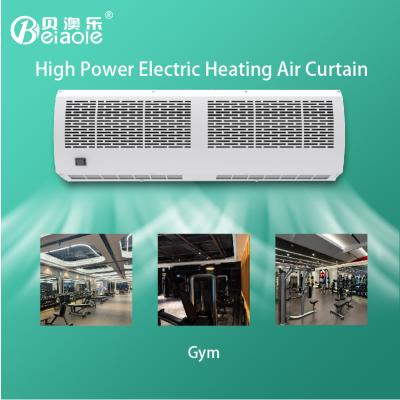 China 3 Speed Electric Over Door Heater 1500mm Automatic Cross Flow Turbine for Commercial Gyms for sale