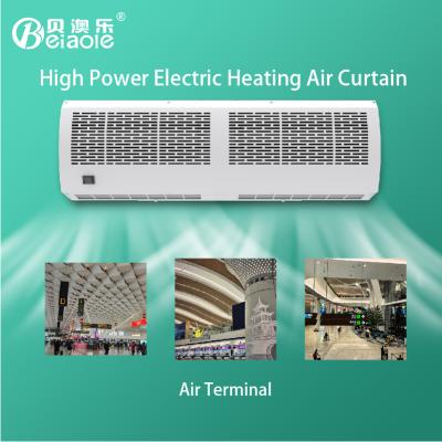 China 380V 160W Electric Air Curtain Galvanized Metal Casing Ceiling Mount Door Heater 900mm for sale