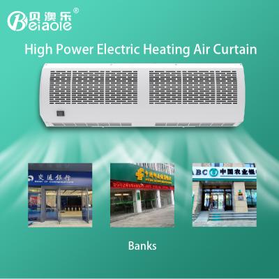 China Wall Mount AC Electric Dimplex Air Curtain 6kW 380V 160W for Commercial Use for sale