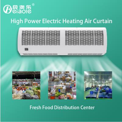 China Beiaole Titan Series Electric Air Curtain Heater 380V 200W 1200mm Ceiling Mount for sale