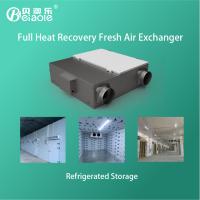 China Ceiling Mount Heat Recovery Ventilation System 220V 550 m³/h for Refrigeration Warehouse for sale