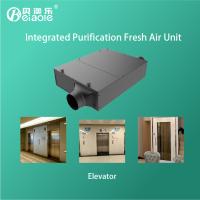 China Galvanized Steel Fresh Air Unit Heat Exchanger 220V 650m3/h for Elevators for sale