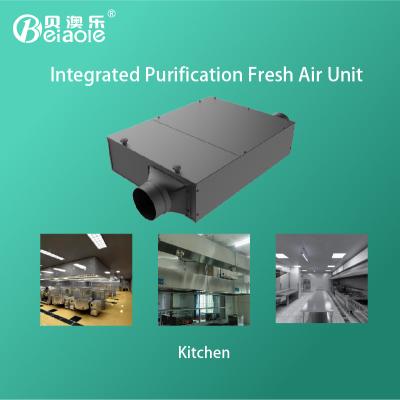 China Eco Smart Ceiling Mount Air Handling Unit 220V 650m3/h for Hotel Ventilation for sale
